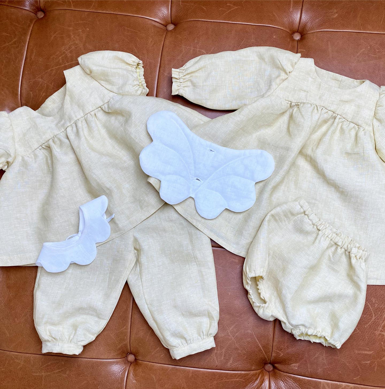Angel kjole med bukser og vinger - du selv kan sy. – Little-Cavalry